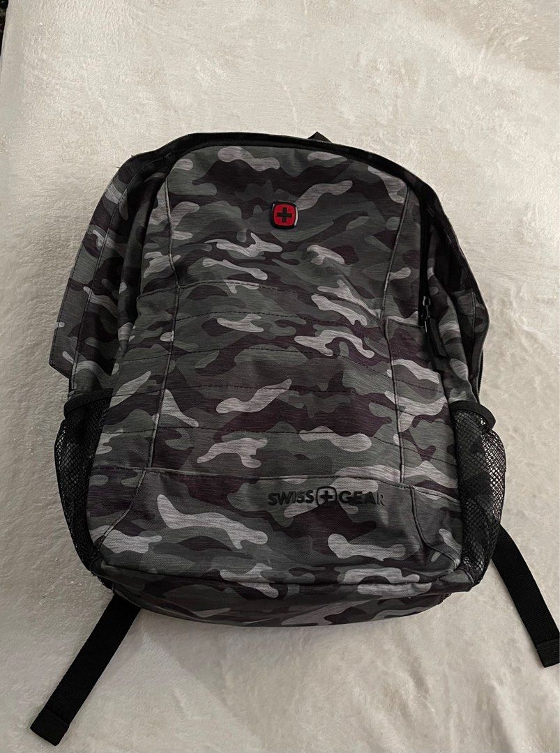 Swiss camouflage backpack, Men's Fashion, Bags, Backpacks on Carousell