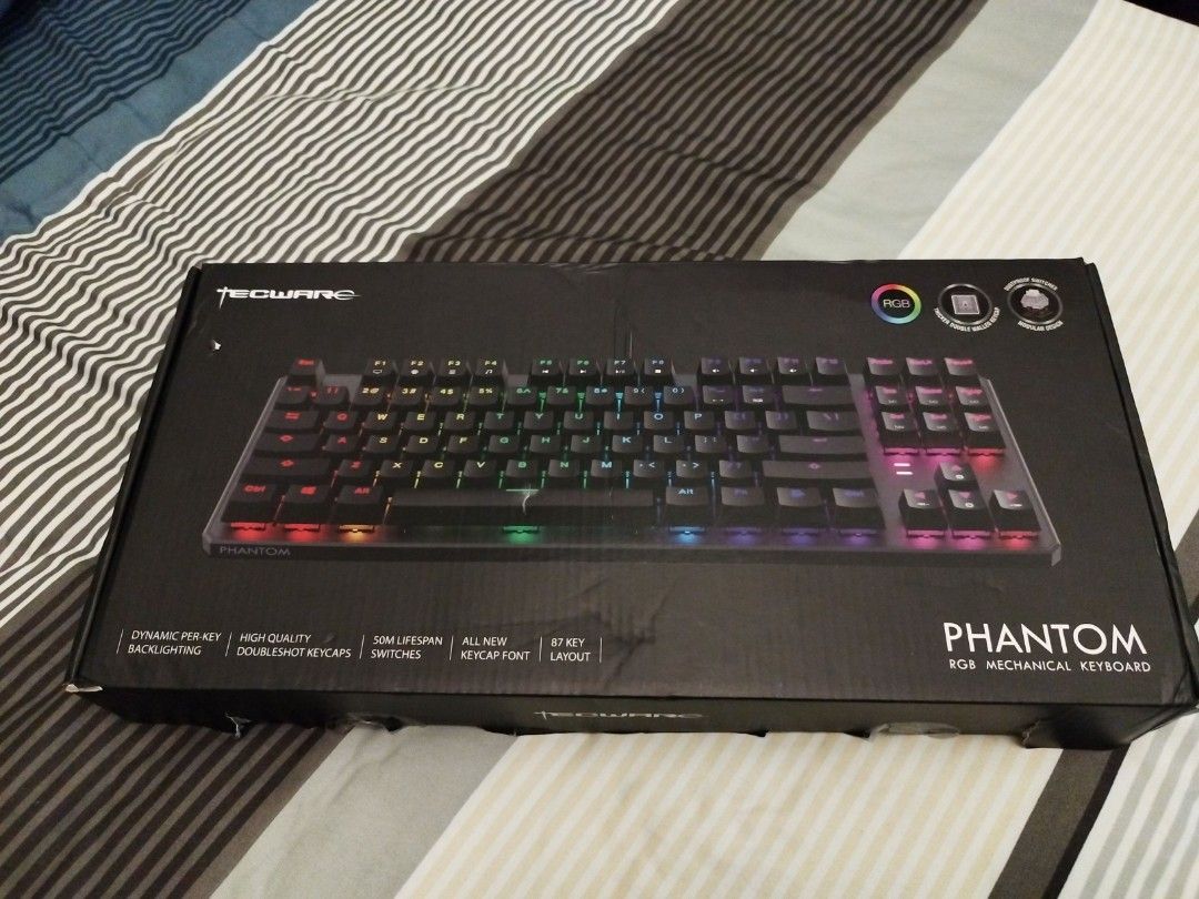 Tecware Phantom 87 Keys RGB (Brown), Computers & Tech, Parts ...