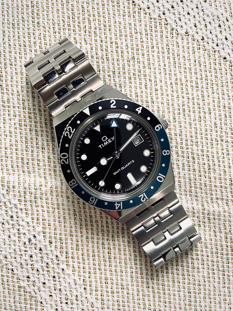 Timex Q GMT (Batman), Men's Fashion, Watches & Accessories, Watches on ...