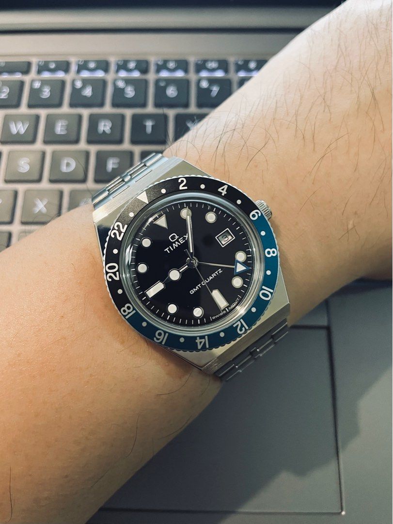 Timex Q GMT (Batman), Men's Fashion, Watches & Accessories, Watches on ...