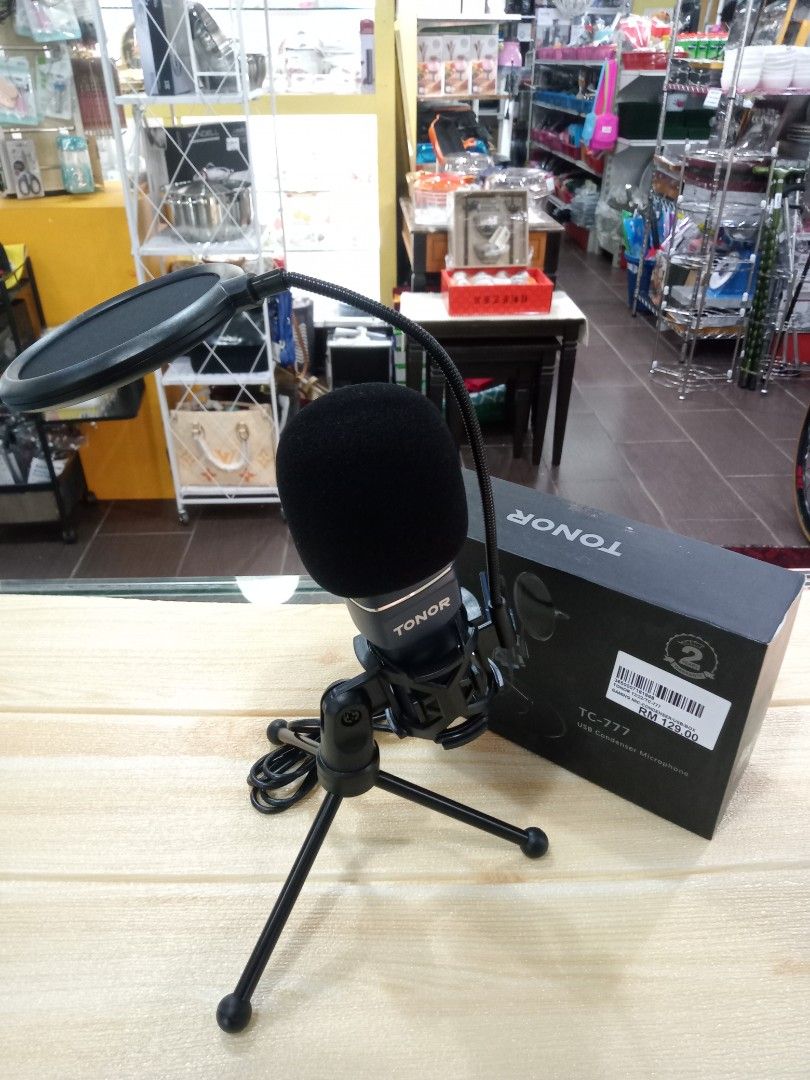 Tonor TC-777 Microphone Condenser Gaming PC With USB Connectivity & Box, Audio, Microphones on ...