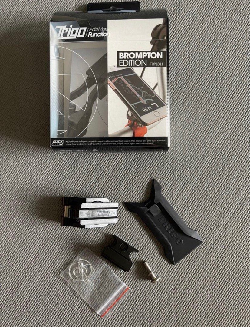 Trigo Phone Mount for Brompton TRP1811, Sports Equipment, Bicycles ...