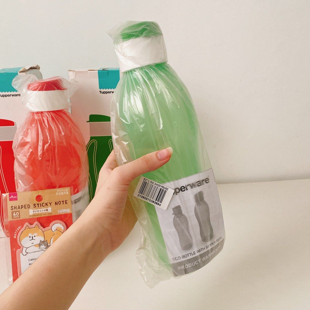TUPPERWARE Eco Bottle with Sipper Seal (1L), Furniture & Home Living ...