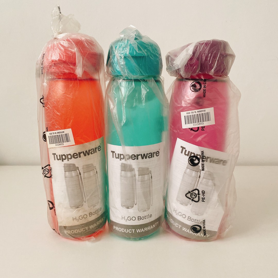 TUPPERWARE H2GO Bottle (750 ML) Hot & Cold!, Furniture & Home Living ...