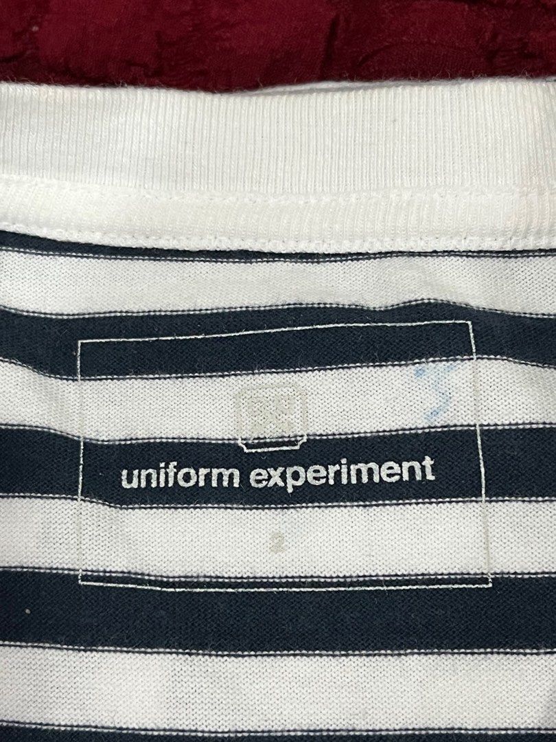 Uniform Experiment splash paint striped Shirt, Men's Fashion, Tops ...