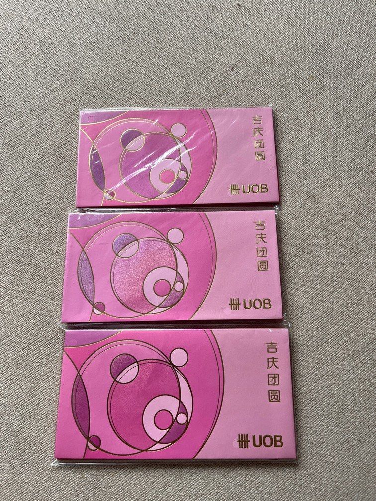 UOB Red Packets (All 3 packs), Hobbies & Toys, Stationery & Craft ...