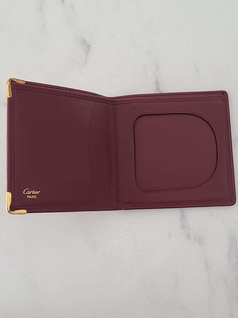 Vintage Cartier leather wallet, Luxury, Bags & Wallets on Carousell