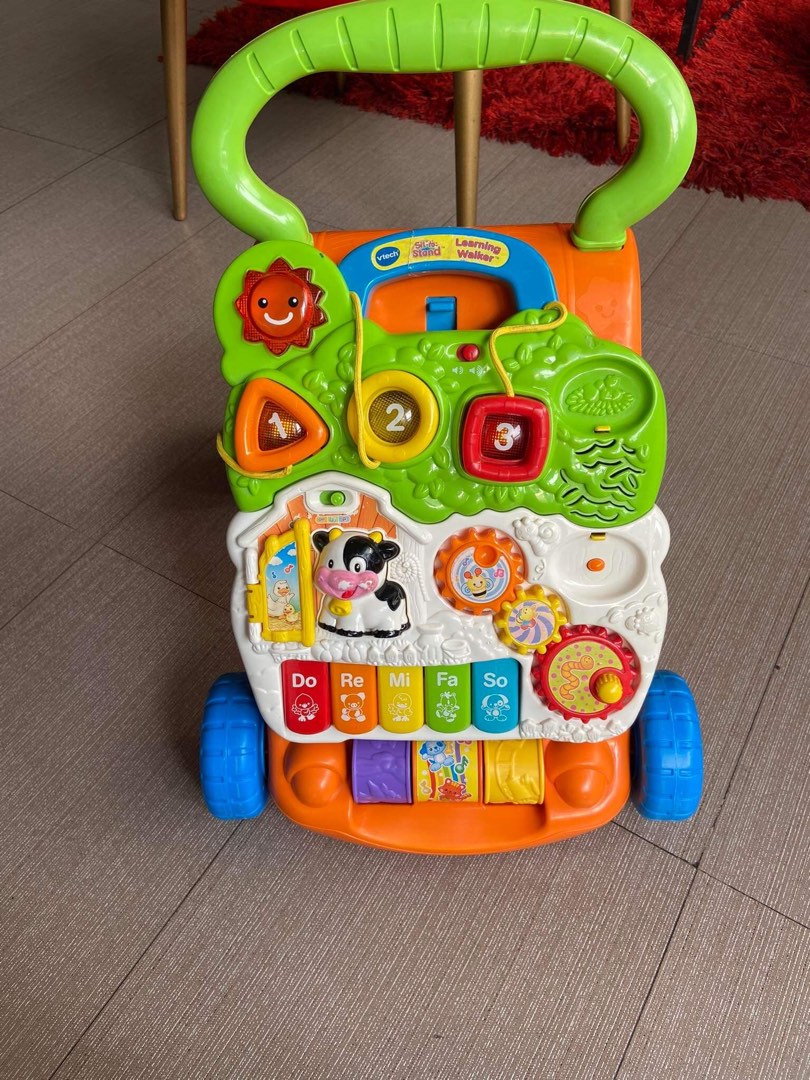 Vtech Learning Push walker eductaional, Babies & Kids, Infant Playtime ...