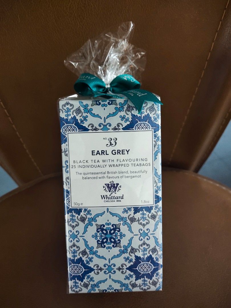 Whittard Earl Grey Black Tea with Flavouring, Food & Drinks, Other Food ...