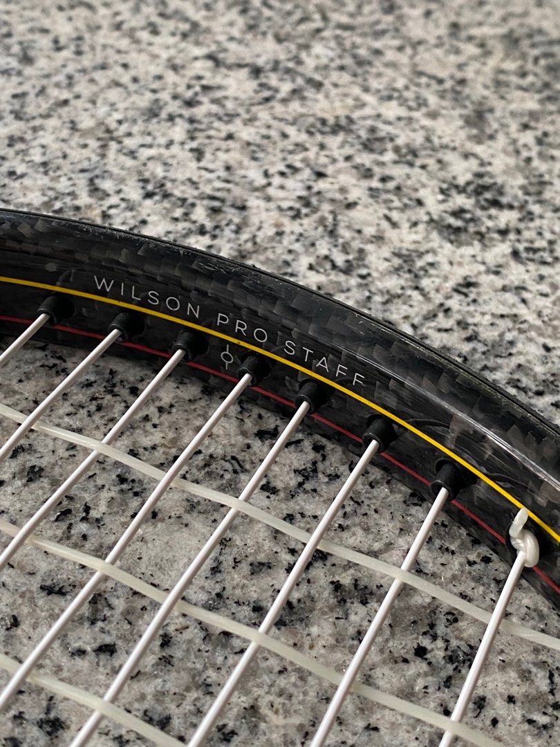 Wilson Pro Staff 97 V13 L4 Tennis Racket, Sports Equipment, Sports ...