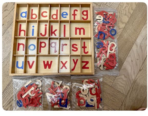 Wooden Montessori Moveable Letters Alphabet, Hobbies & Toys, Toys ...