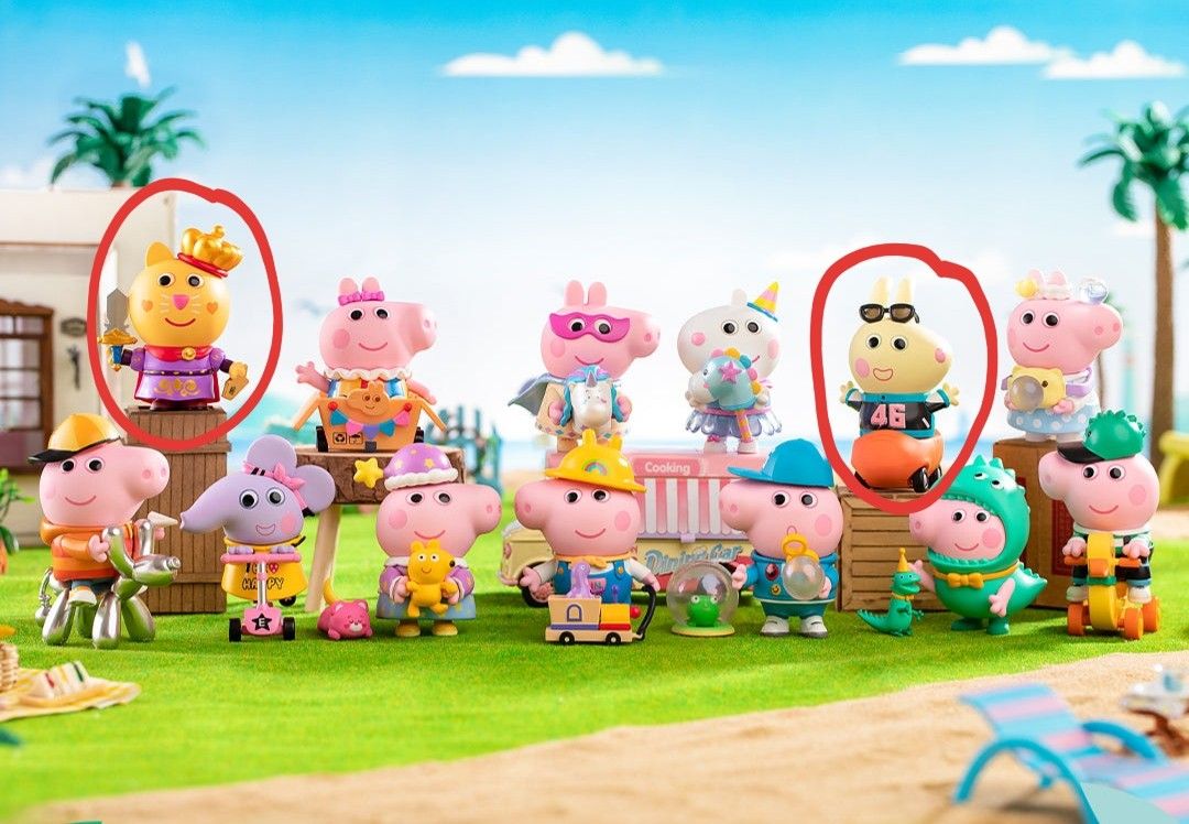 [WTS/WTT] POPMART Peppa Pig Play Time Series Fishbone Sword King ...