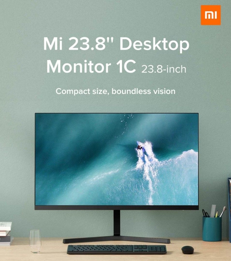 Xiaomi Mi Monitor 23.8-inch | IPS Panel | FULL HD 21:9 | 60Hz | Flicker ...