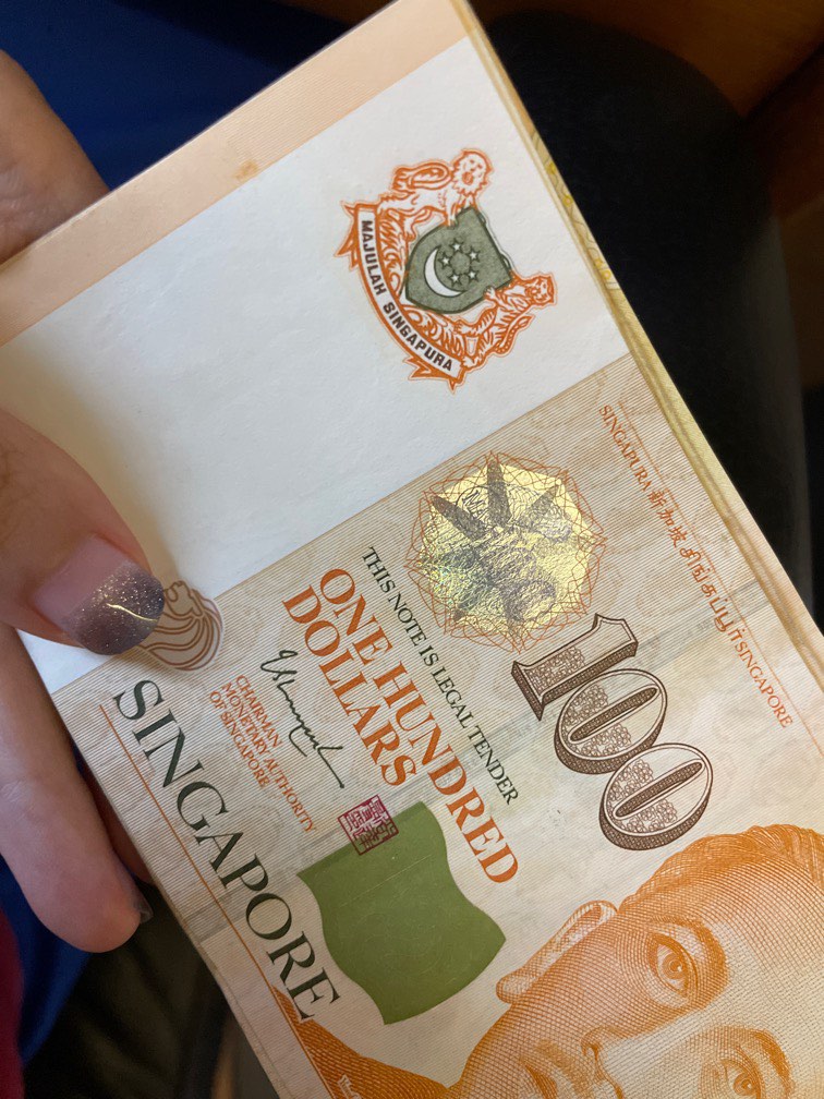 $100 SGD notes, Hobbies & Toys, Memorabilia & Collectibles, Currency on ...