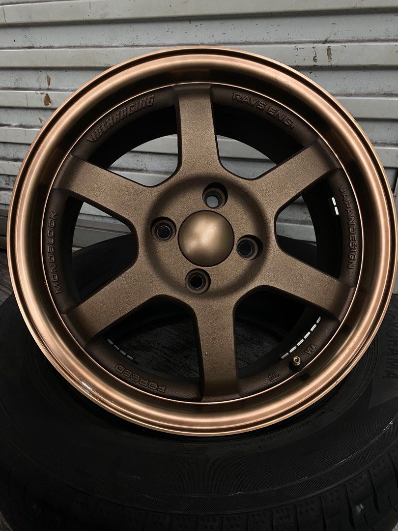 15” TE37 DESIGN RIM 4x100 - RAYS VOLKSRACING SSR TE37 RPF01 WEDSSPORT ...