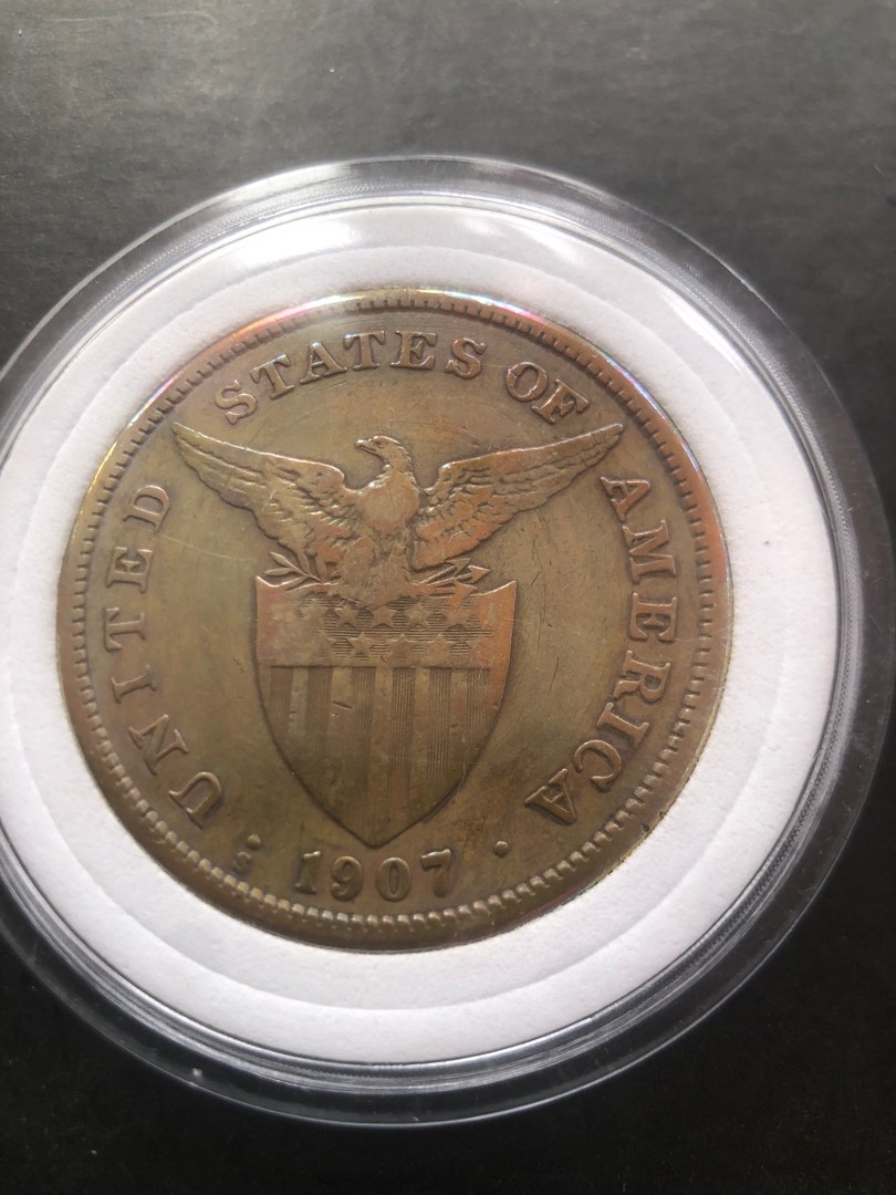 1907-S 1 peso USPI coin, Hobbies & Toys, Memorabilia & Collectibles ...