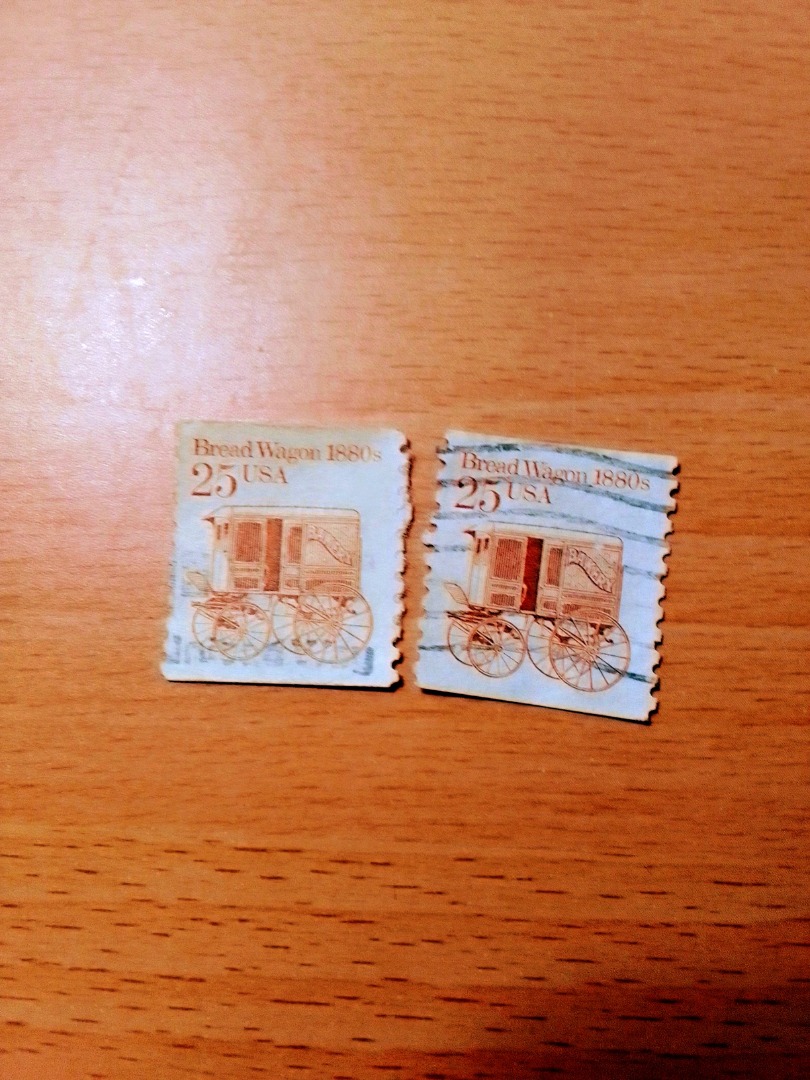 1985 25 BREAD WAGON 1880S TRANSPORTATION SERIES US POSTAGE - #2134 ...