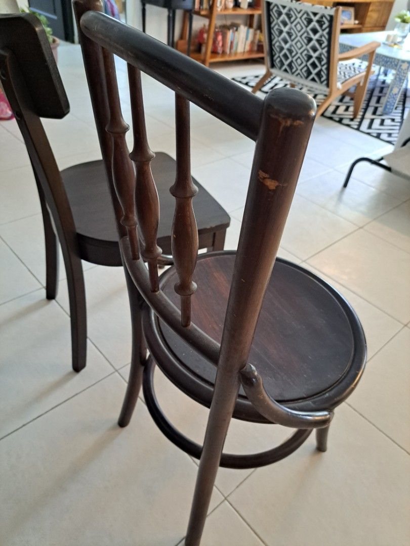 Pair of dining chairs - Kopitiam Chair and dining chair, Furniture ...