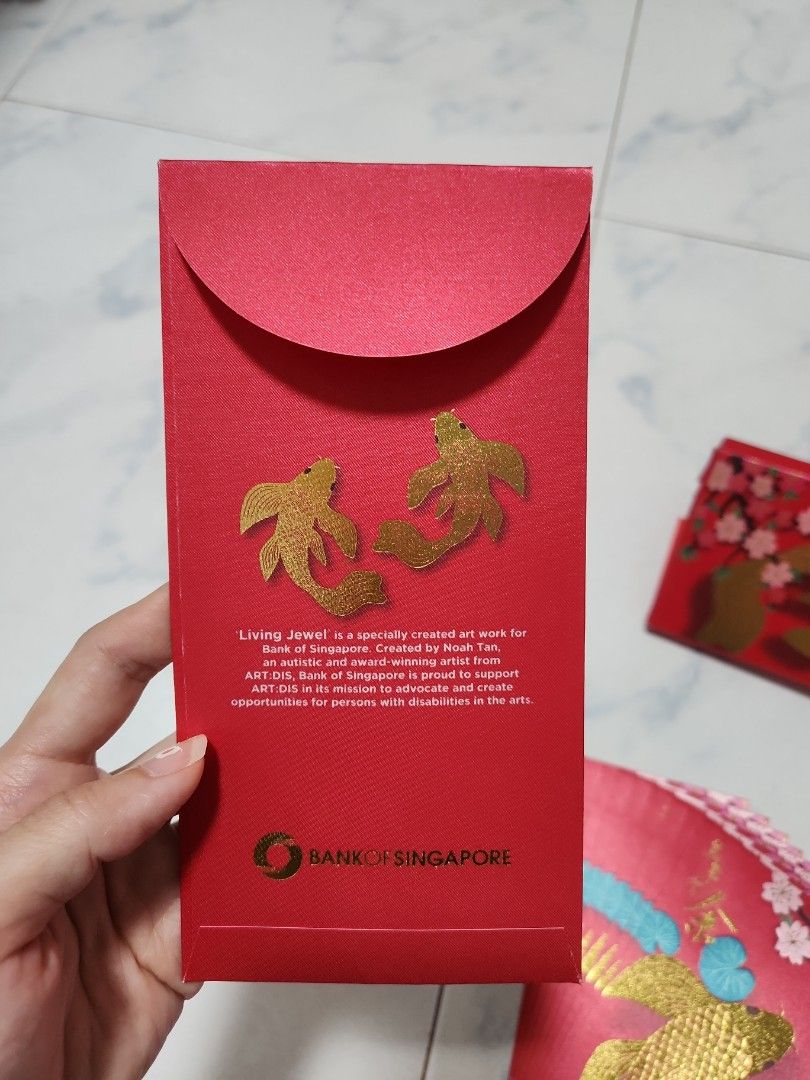 2023 Bank of Singapore Red Packet, Hobbies & Toys, Stationery & Craft ...