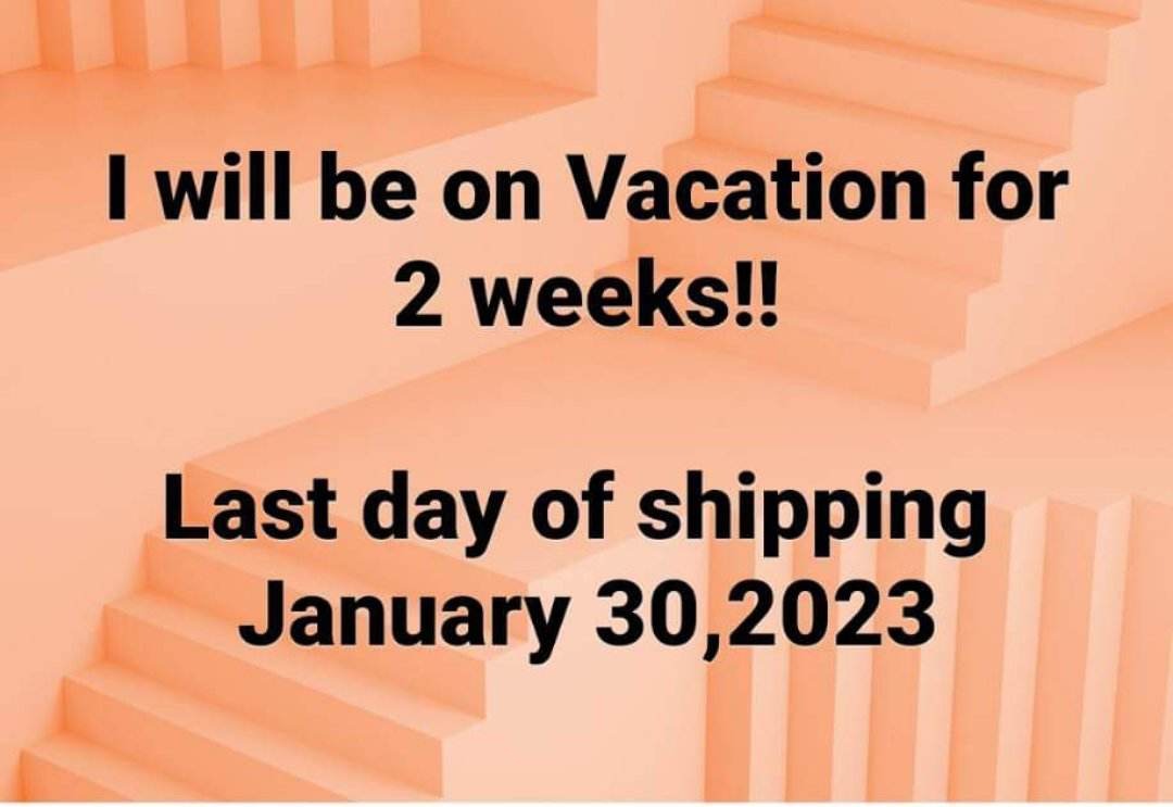 2 Weeks Break Announcement, Announcements on Carousell