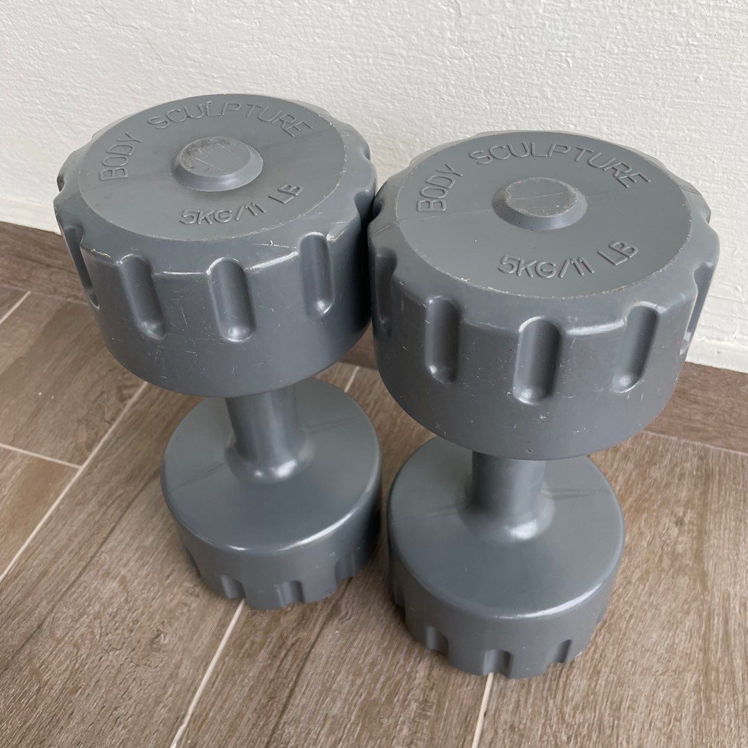 5kg Dumbbell Set, Sports Equipment, Exercise & Fitness, Weights ...