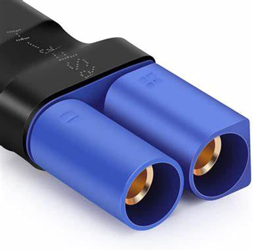5-Pack Deans Style T-Plug Male Connector to EC5 Plug Female Connector No Wire Adapter for RC ...