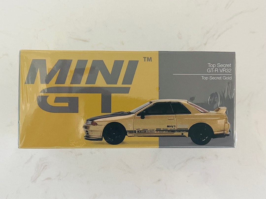 全新未拆 MiniGT MINIGT No. 431 NISSAN 日產 GT-R GTR VR32 R32 Top Secret Gold ...