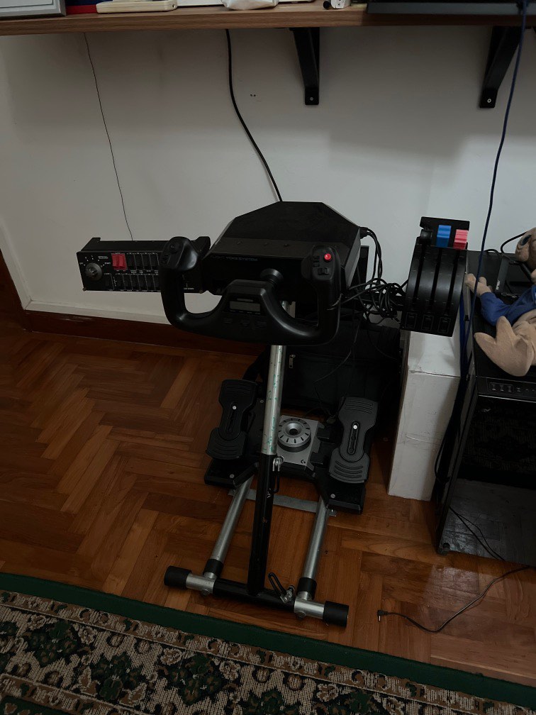 Aircraft control - Yoke, Throttle control, paddle and ignition control ...