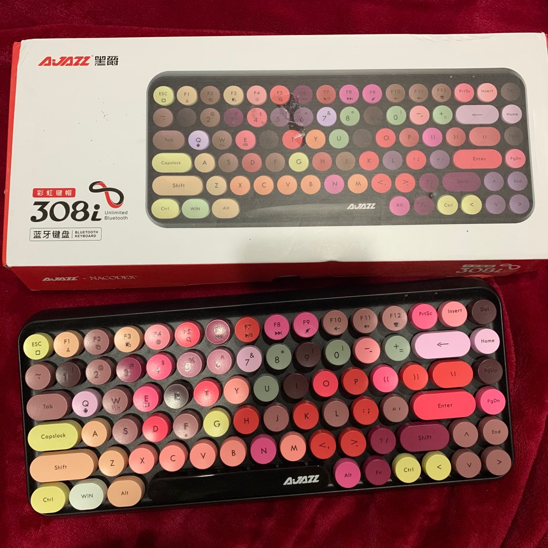 AJAZZ Bluetooth Candy Keyboard, Computers & Tech, Parts & Accessories ...