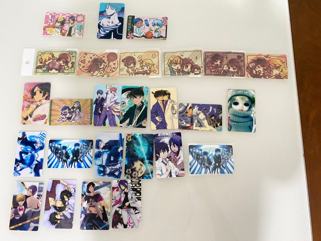 Anime card stickers Conan Kuroku no basketball DRRR Reborn APH Blue ...