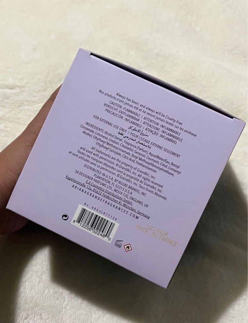 ARIANA GRANDE MOONLIGHT PERFUME, Beauty & Personal Care, Fragrance ...