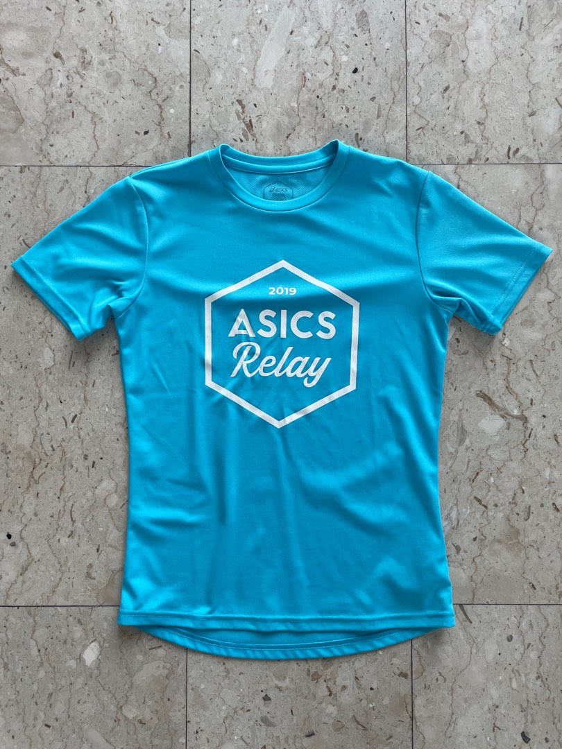 Asics Relay dri fit t shirt, Men's Fashion, Tops & Sets, Tshirts & Polo ...