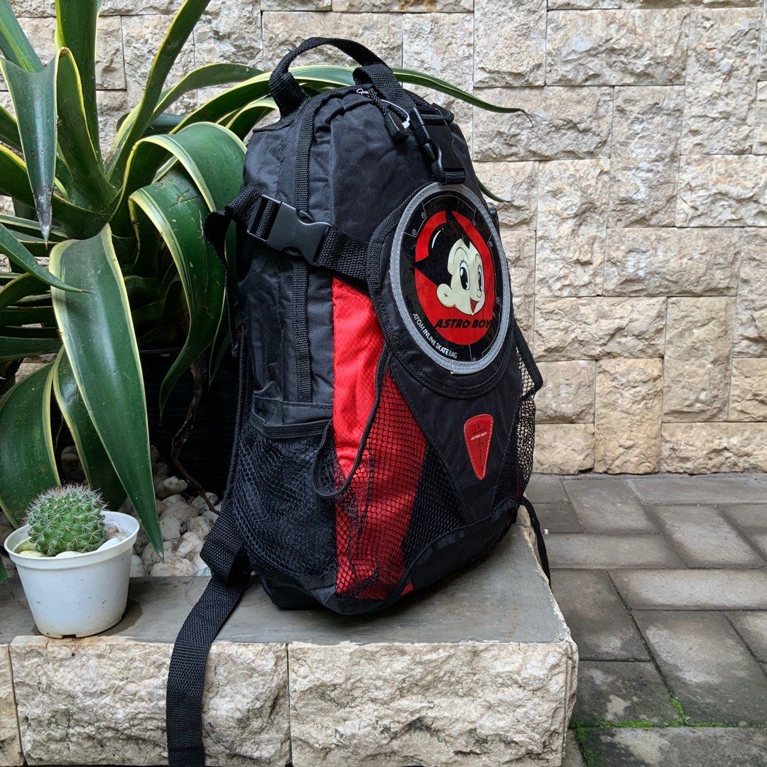 ASTRO BOY VINTAGE KIDS BACKPACK, Fesyen Pria, Tas & Dompet , Ransel di ...