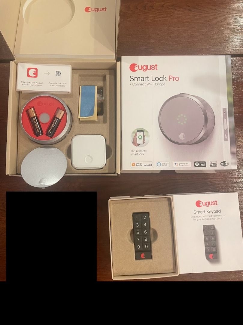 August Smart Lock Pro And connect hub with Keypad - Door lock ...