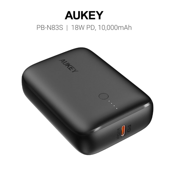 Aukey PB-N83S 10000MAH 22.5W PD Fast Charging Powerbank Portable ...