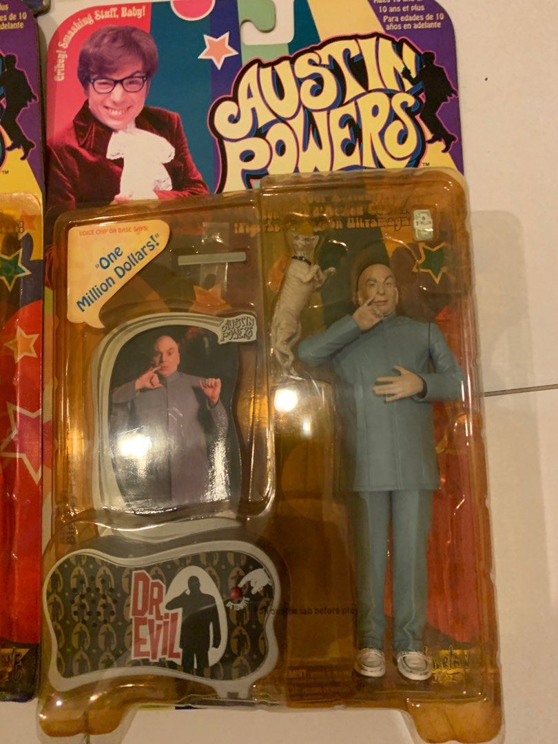 Austin Powers Figures Full Set, Hobbies & Toys, Toys & Games on Carousell