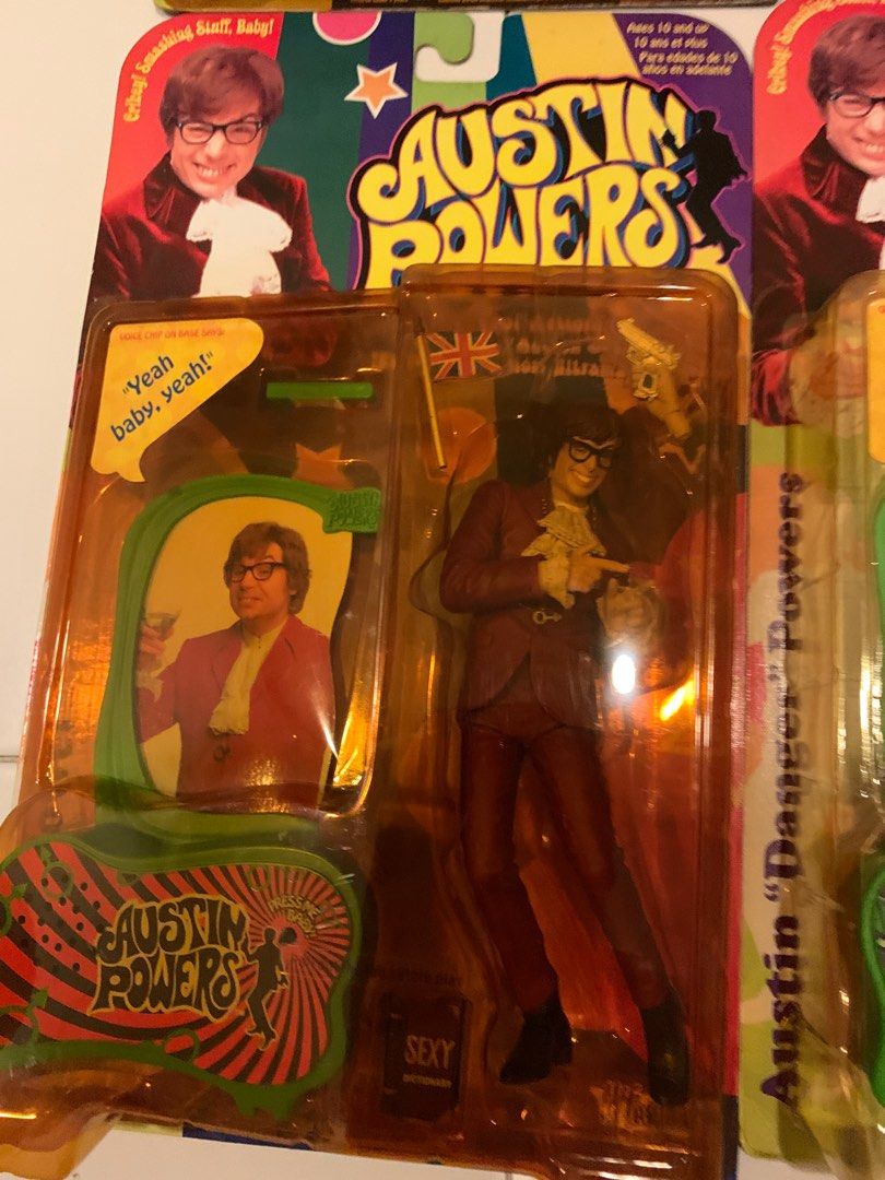 Austin Powers Figures Full Set, Hobbies & Toys, Toys & Games on Carousell