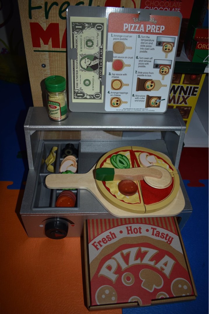 Melissa & Dough Pizza Counter, Hobbies & Toys, Toys & Games on Carousell