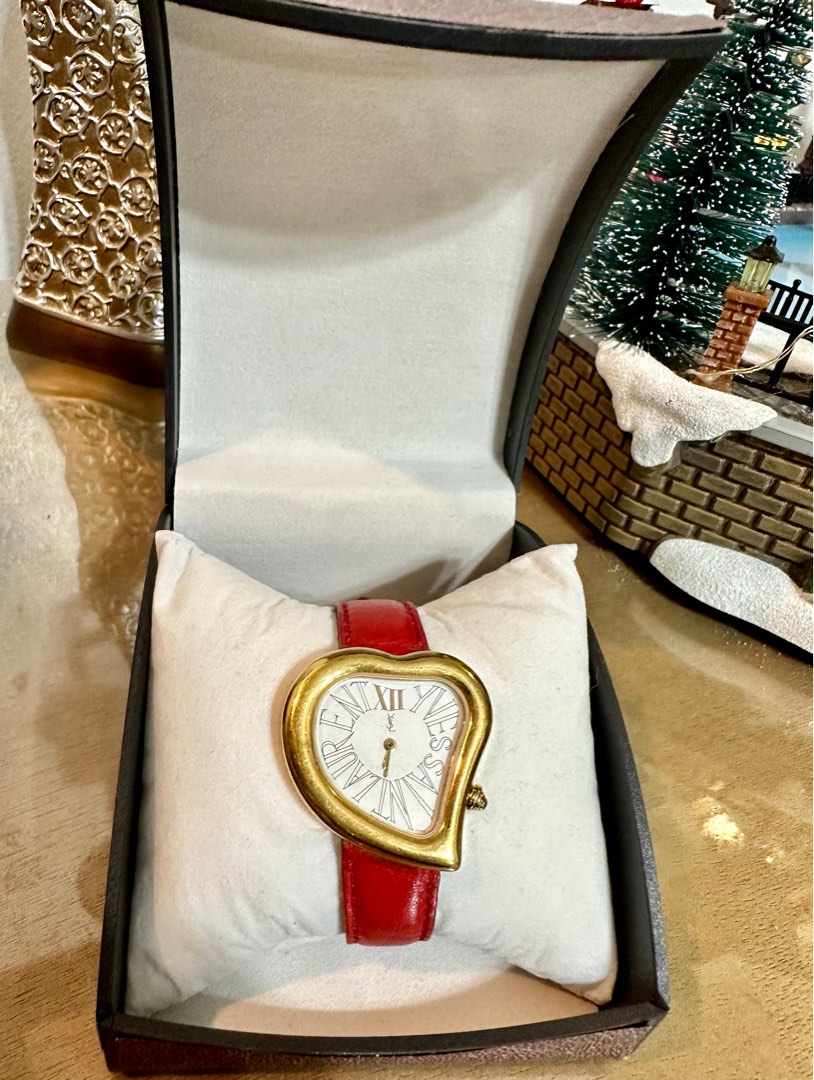 Authentic YSL Heart Quartz, Luxury, Watches on Carousell