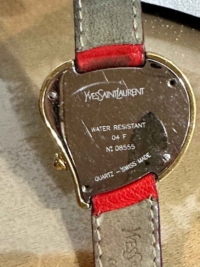 Authentic YSL Heart Quartz, Luxury, Watches on Carousell