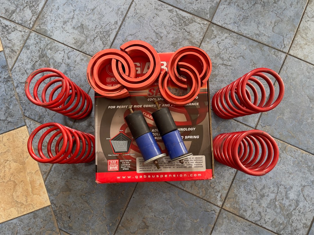 Axia Gab Sport Spring, rubber buffer & bump stopper, Auto Accessories ...