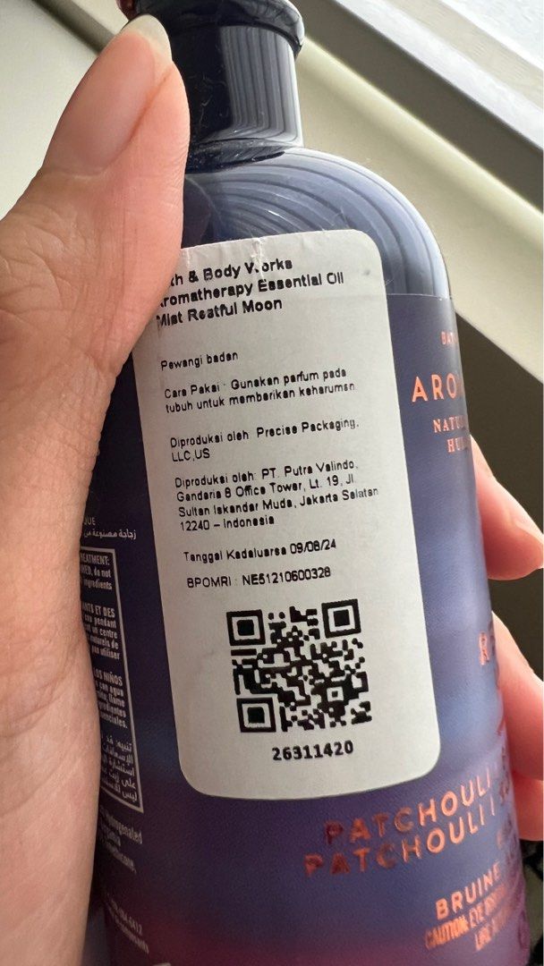 bath & body works restful moon essential oil mist, Health & Beauty ...