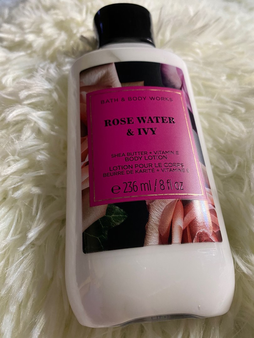 Bath And Body Works Rose Water And Ivy Body Lotion 236ml Beauty And Personal