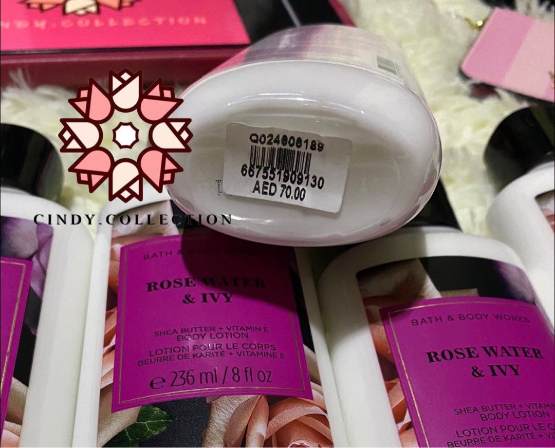 Bath And Body Works Rose Water And Ivy Body Lotion 236ml Beauty And Personal