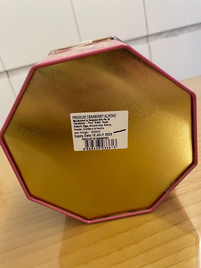 Bengawan solo premium cranberry almond cookie cny goodies, Food ...