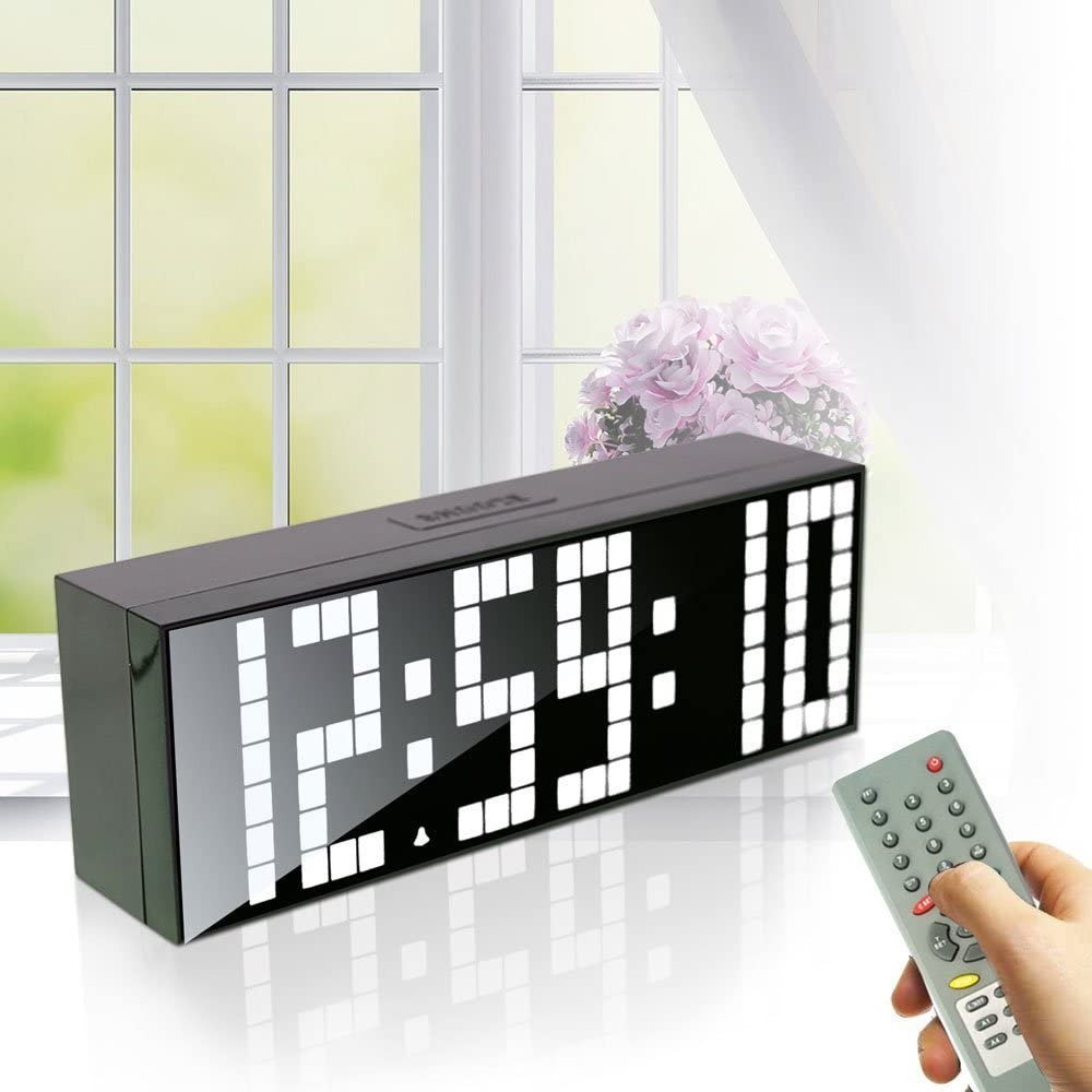 Bestland Large LED Digital Wall Clock 3 inch Display Jumbo Larger ...