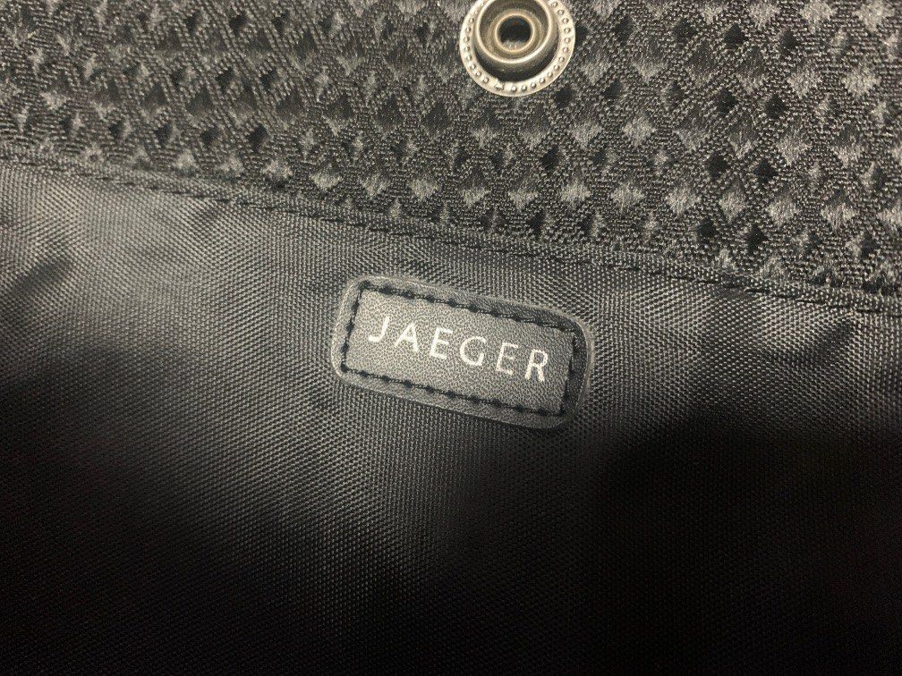 Black Jaeger tote bag, Women's Fashion, Bags & Wallets, Tote Bags on ...