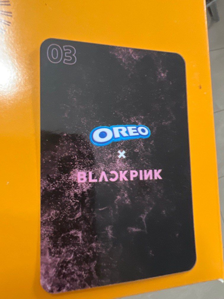 BlackPink Lisa Oreo Card, Hobbies & Toys, Books & Magazines, Comics ...