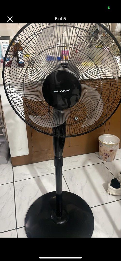 Blakk electric fan 16 inches, Furniture & Home Living, Lighting & Fans ...