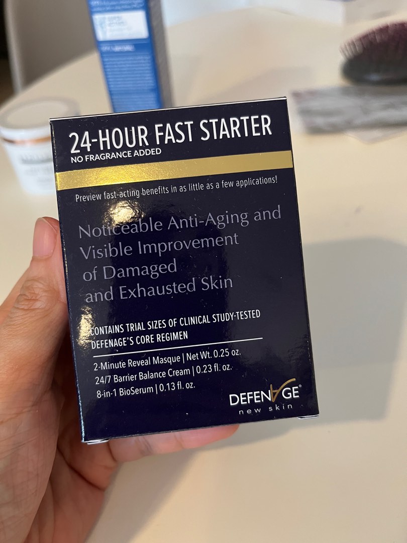 BNIB Defenage Set 24 hour fast starter, Beauty & Personal Care, Face ...
